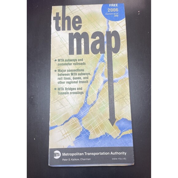 Other | Vtg New York City Subway Map 206 July Nyct Mta | Poshmark